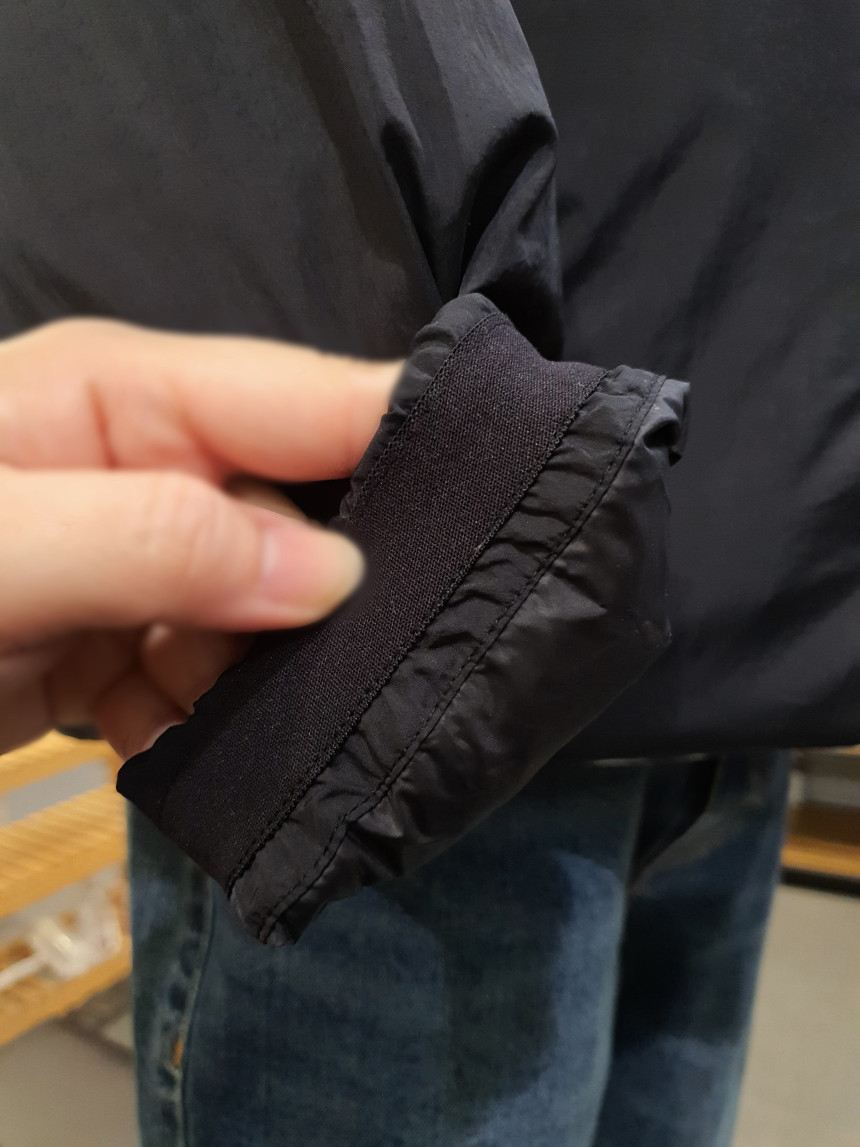 지오지아 23FW 크링클 소로나 중경량 점퍼 ABD4JP1102 BK블랙- 이랜드몰