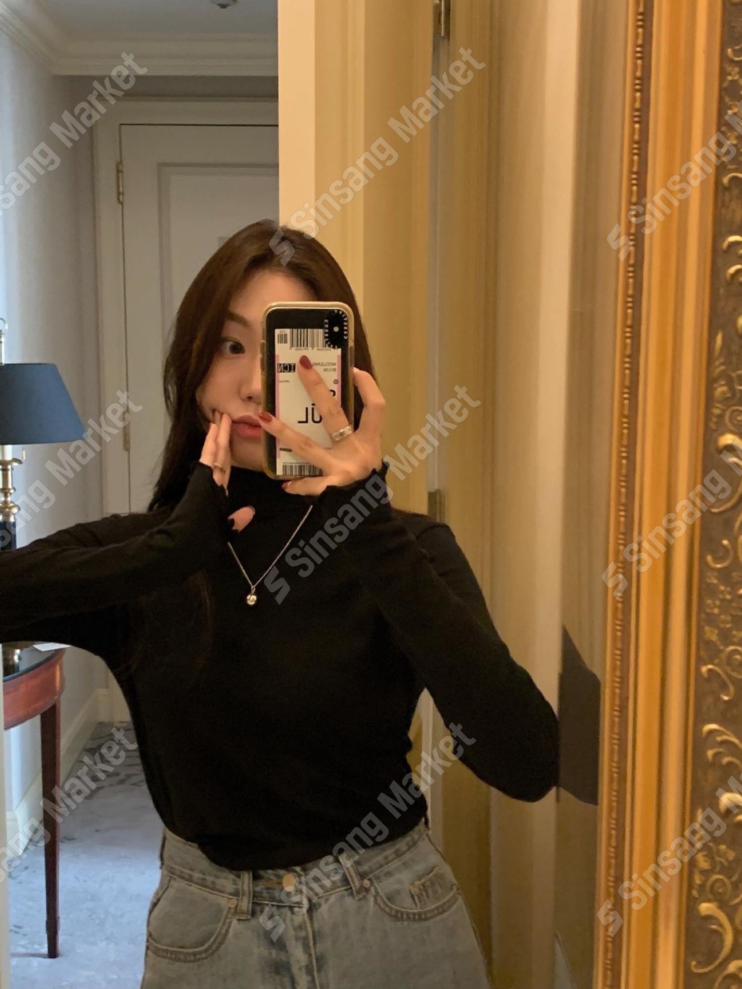 Pyt 프리티영띵 슈가폴라티 프릴 4col 이너 목티