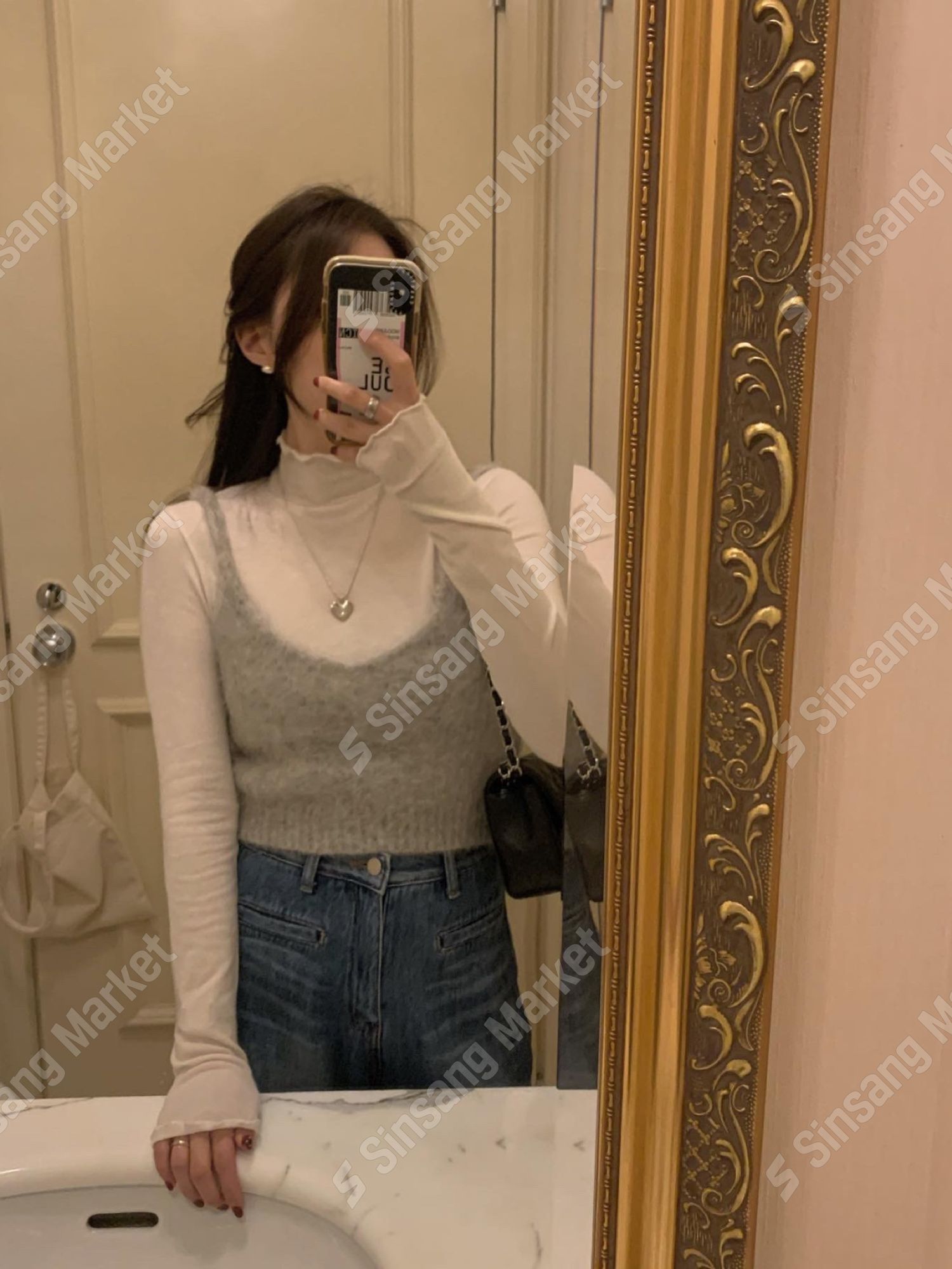 Pyt 프리티영띵 슈가폴라티 프릴 4col 이너 목티