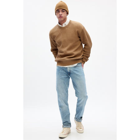 네이버 MR. : [GAP Adults] [남성] 리브드 코튼 피셔맨 니트_베이지 5113428006