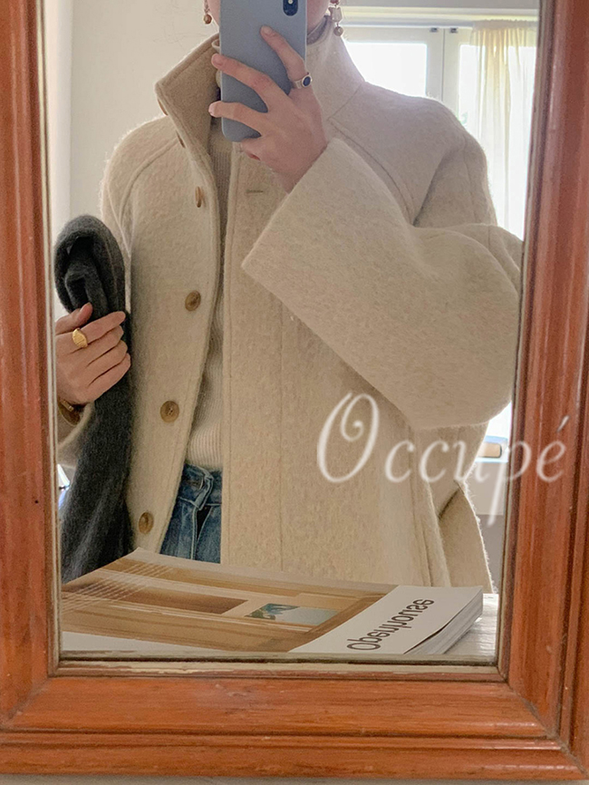 [브라운당일]시그니처 베른 롱 코트 캐시미어 (2col) signature