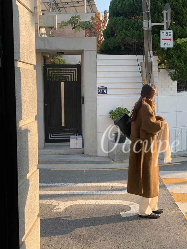 [브라운당일]시그니처 베른 롱 코트 캐시미어 (2col) signature