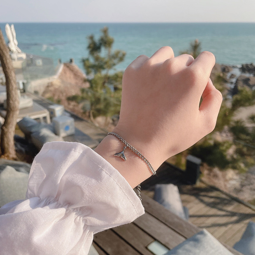 돌고래의 자유를 담다 :상괭이링3 (925silver)