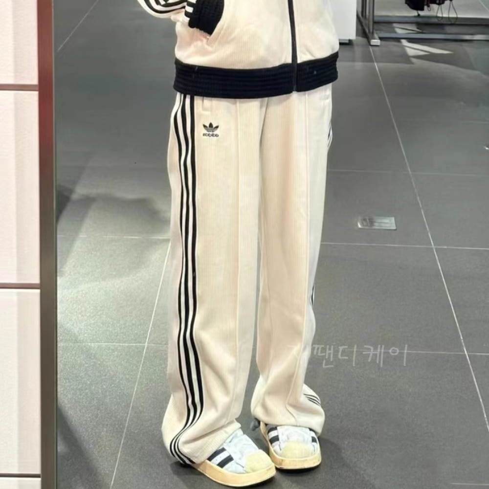 아디다스 아디다스 트랙 팬츠 프리미엄 베켄바우어 럭스 트레이닝 바지 IY2911 - 위시버킷
