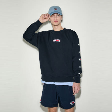 네이버 MR. : [ARCHIVE] 아카이브 릴렉스핏 크루넥 스웨트 셔츠 (T32E1TTO30TMT1C1G)