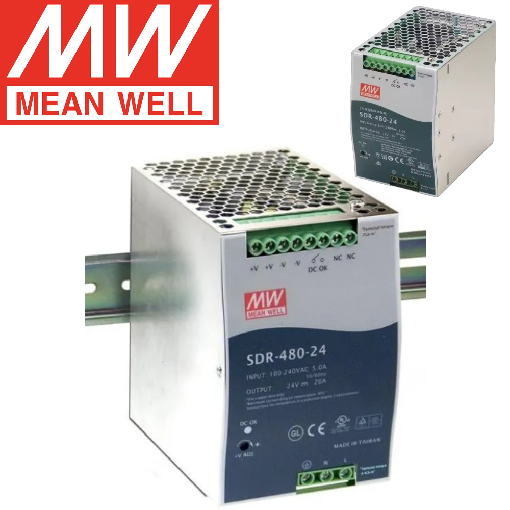 SDR-480-48 파워서플라이 SMPS 480W 48V 10A 민웰 전원공급장치 : 다원종합 상사