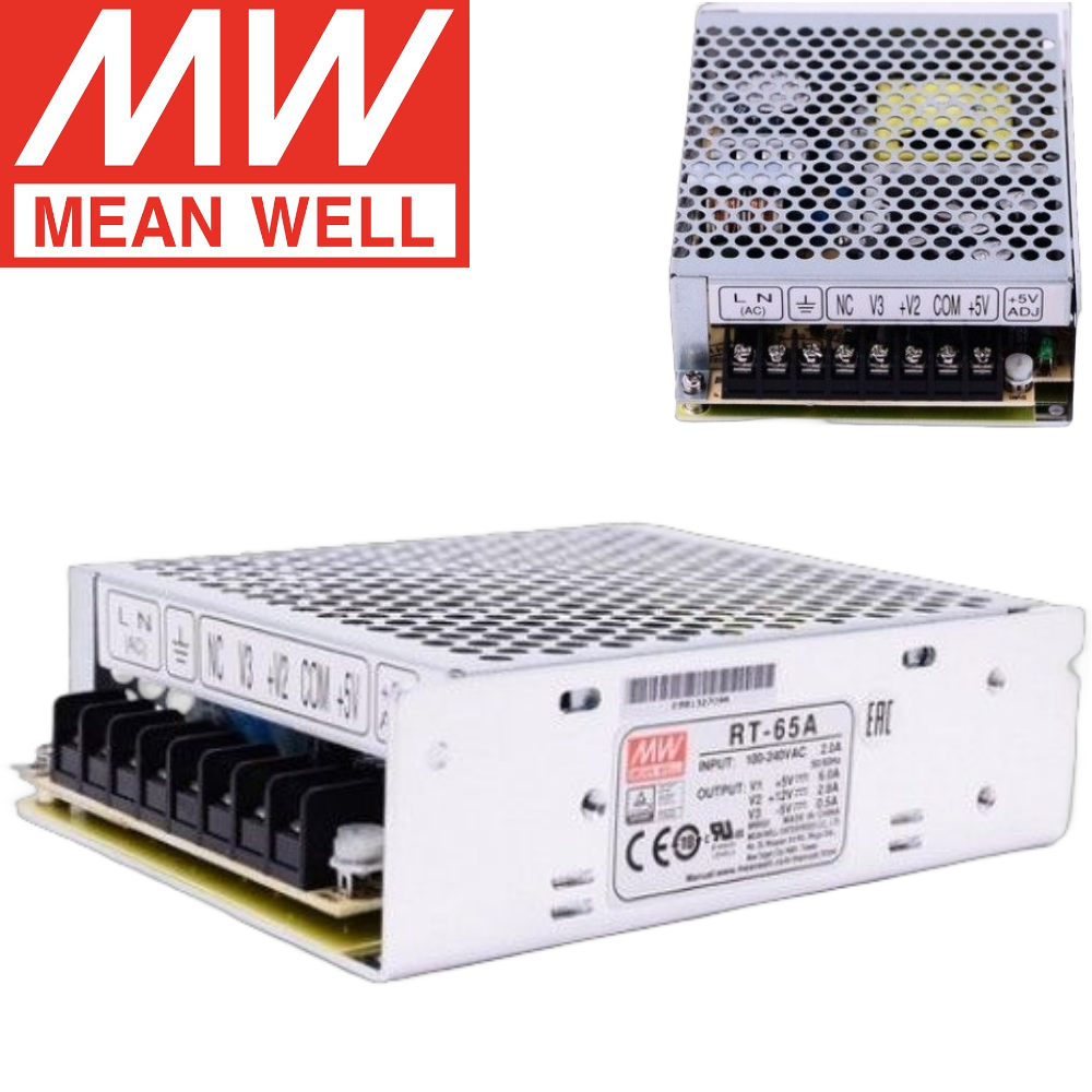 RT-65A 파워서플라이 SMPS 65W 5V 12V -5V 3채널출력 민웰 전원공급장치 : 다원종합 상사