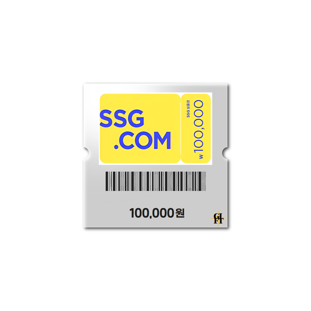 SSG 상품권 10만원권 모바일 쓱머니 상품권 (실시간발송) 모든결제수단 결제가능 : 황제기프트