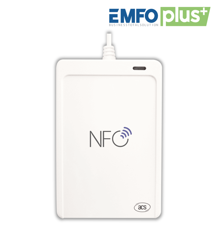 ACR1552U 13.56Mhz ACS NFC리더기 RF RFID리더 P2P통신 신형공무원증 신용카드 인식 듀얼리더 키보드모드 : 엠포플러스