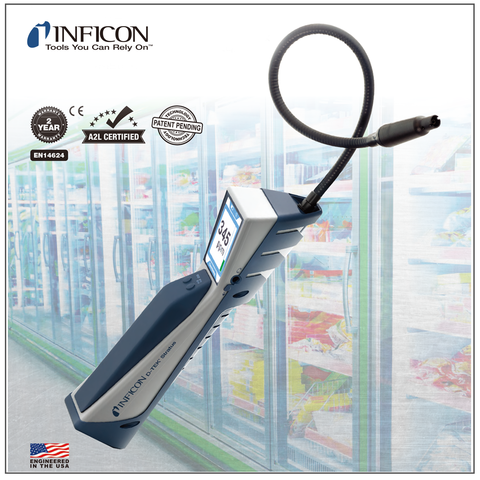 INFICON 인피콘 냉매누설탐지기 D-TEK Stratus 디텍 스트라투스 : 정성공구자재마켓